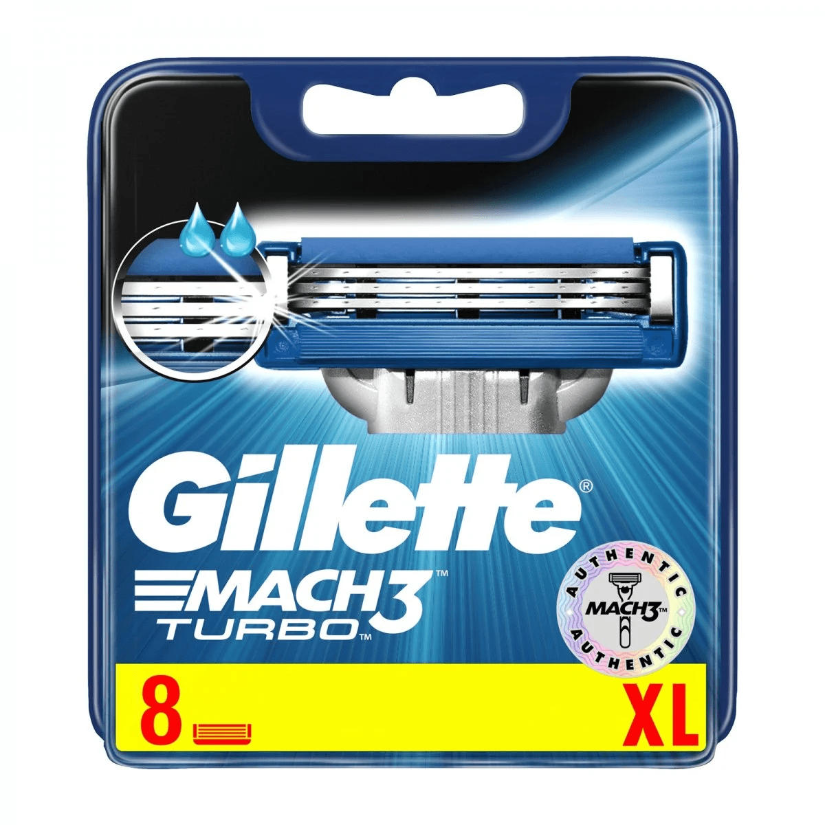 Gillette Mach3 Turbo - 8 rakblad